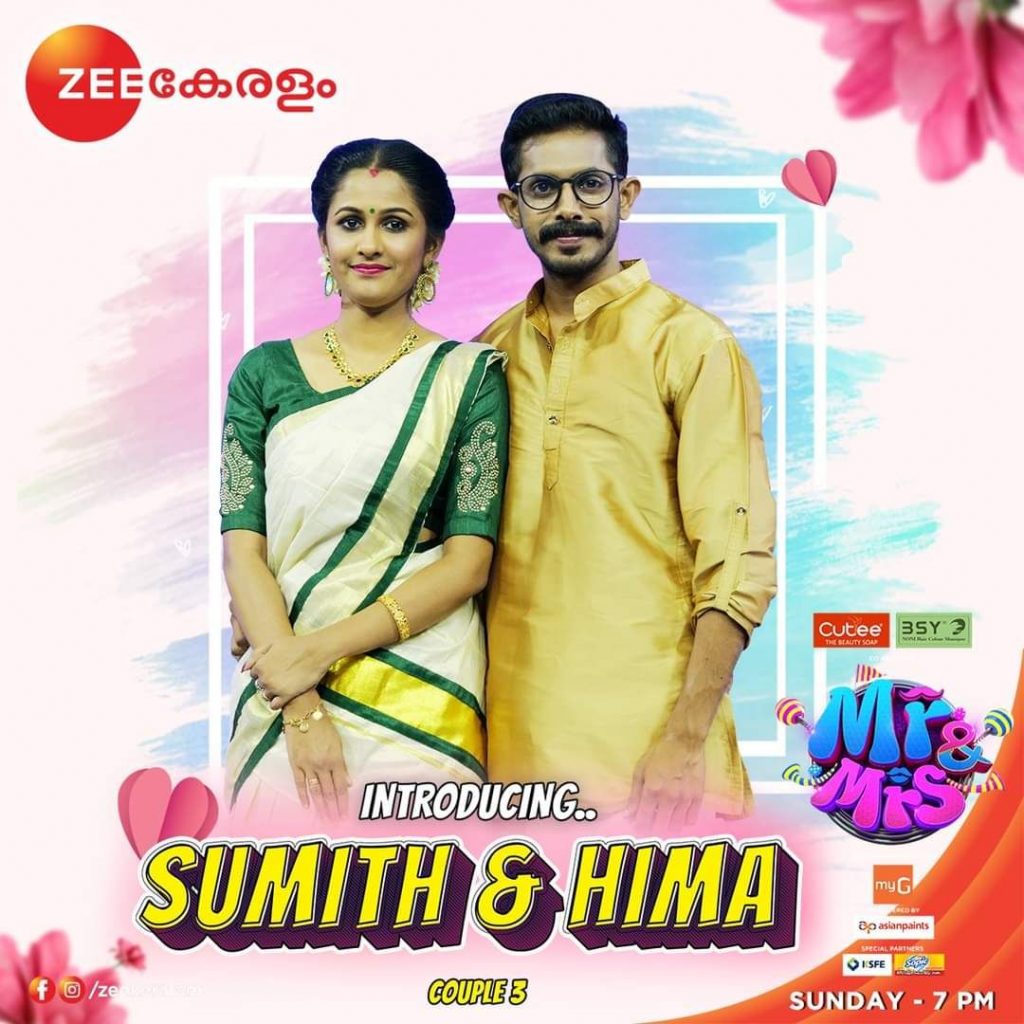 Mr and Mrs Malayalam Reality Show on Zee Keralam Channel