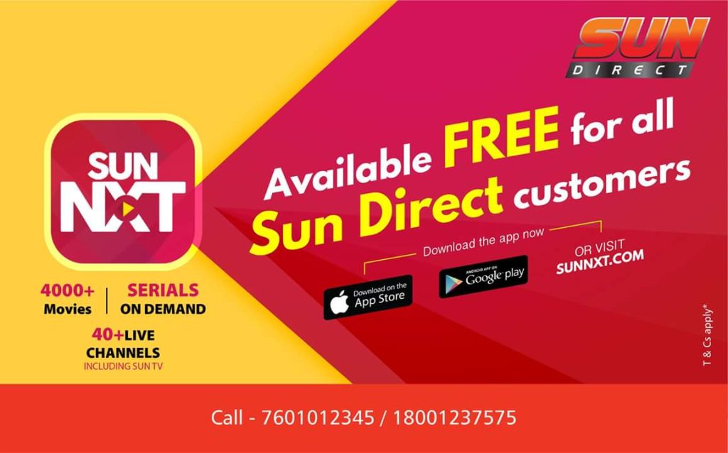 Sun NXT App - Digital Platform From Sun TV Network For Live TV, Serials ...