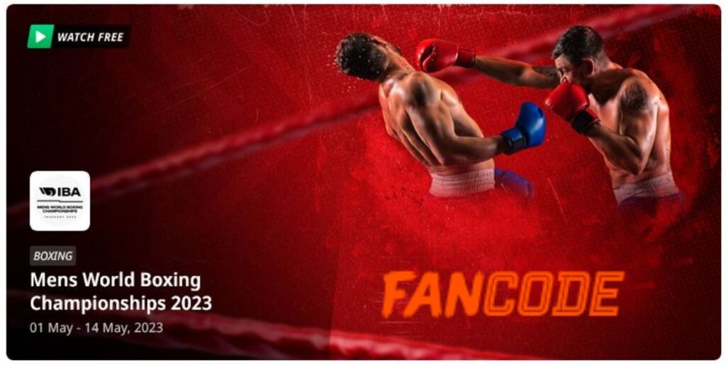 Mens Boxing World Championship Live Streaming Online Exclusively on FanCode