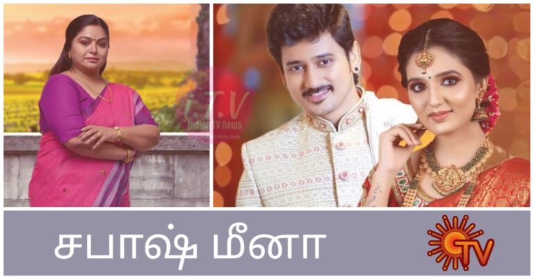 Meena Sun TV Serial Launching on 24 July at 12:00 - Indhu Chowdhary ...